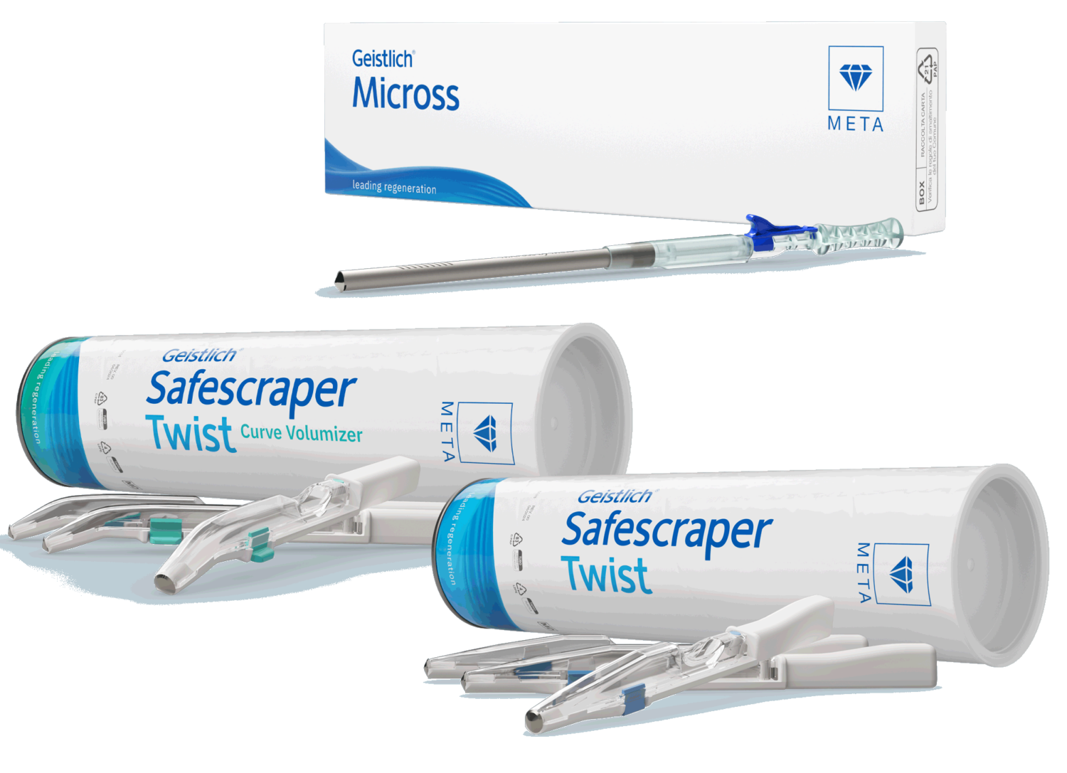 Bone Harvest Instruments - SafeScraper Twist | Micross - Geistlich